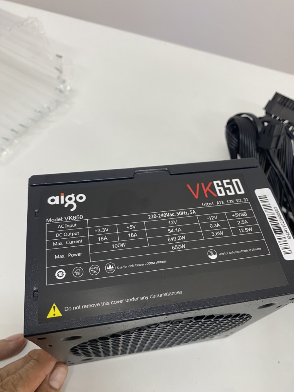 Đánh giá PSU AIGO VK650 - Thêm lựa chọn ở phân khúc chủ đạo - Tiến Sư Thầy - Blog Review Công Nghệ