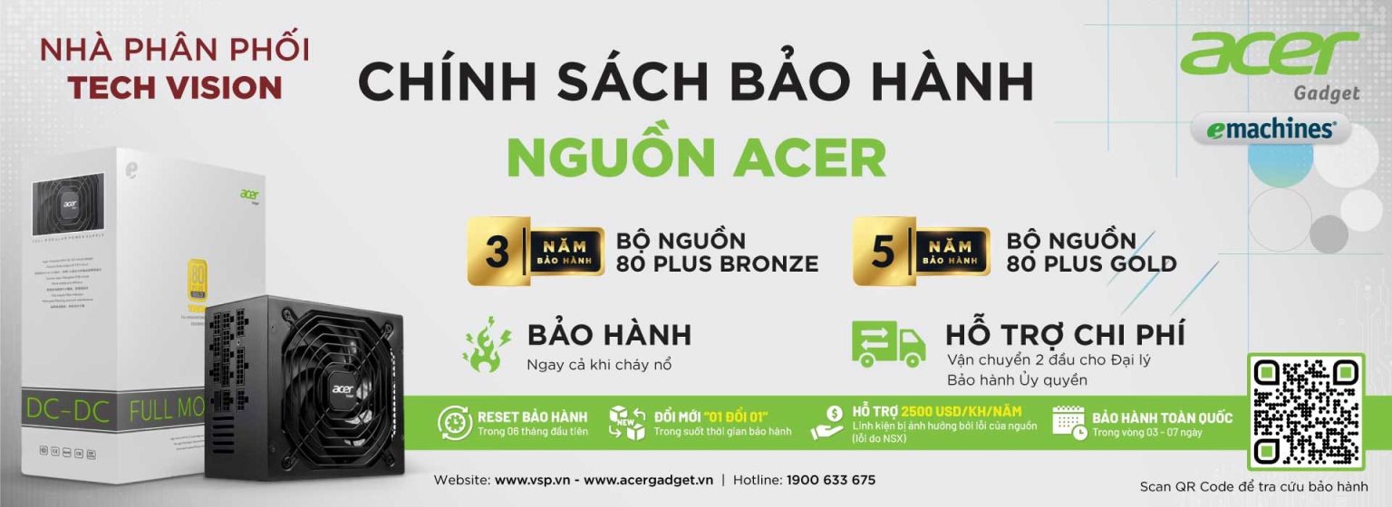 Đánh giá bộ nguồn Acer Gadget eMachines AC750 PCIe 5.0 - Làn gió mới ...