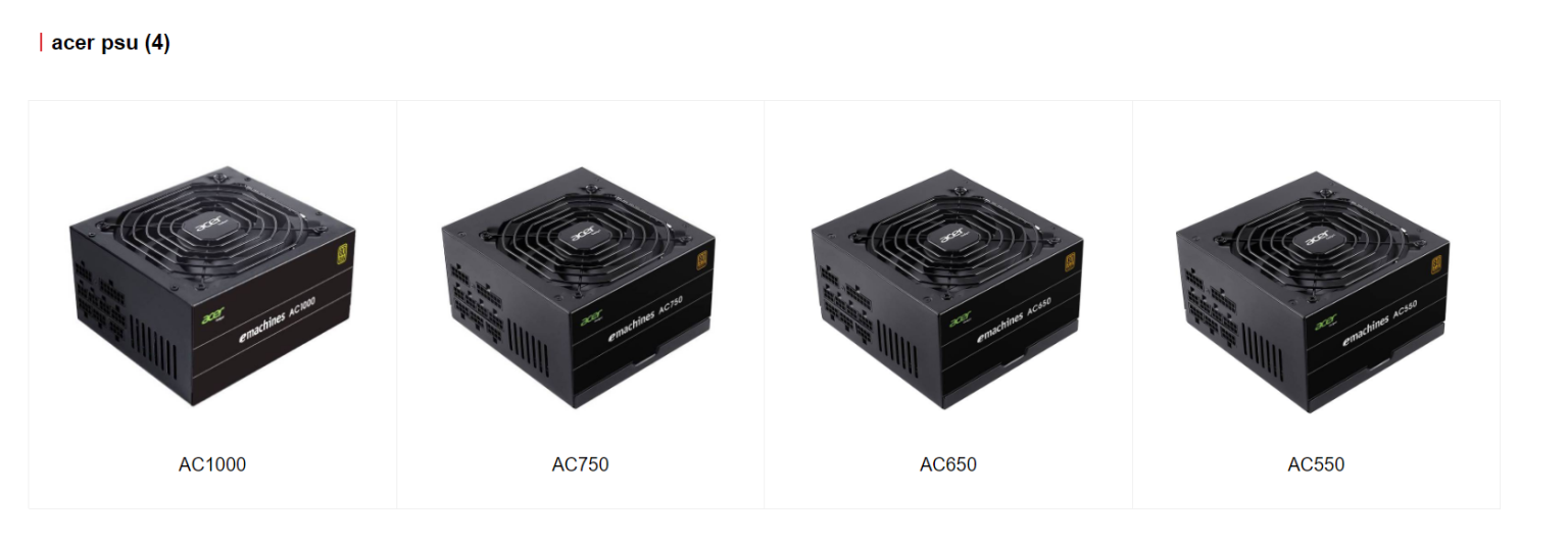 Đánh giá bộ nguồn Acer Gadget eMachines AC750 PCIe 5.0 - Làn gió mới ...