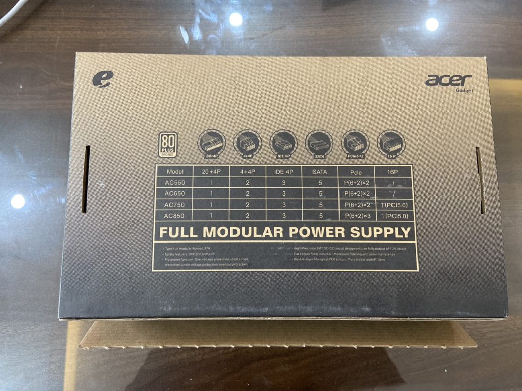 Đánh giá bộ nguồn Acer Gadget eMachines AC750 PCIe 5.0 - Làn gió mới ...